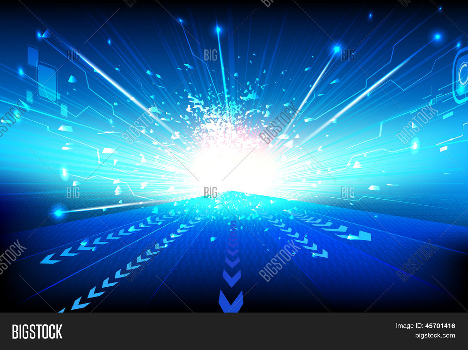 Illustration Blast Vector & Photo (Free Trial) | Bigstock