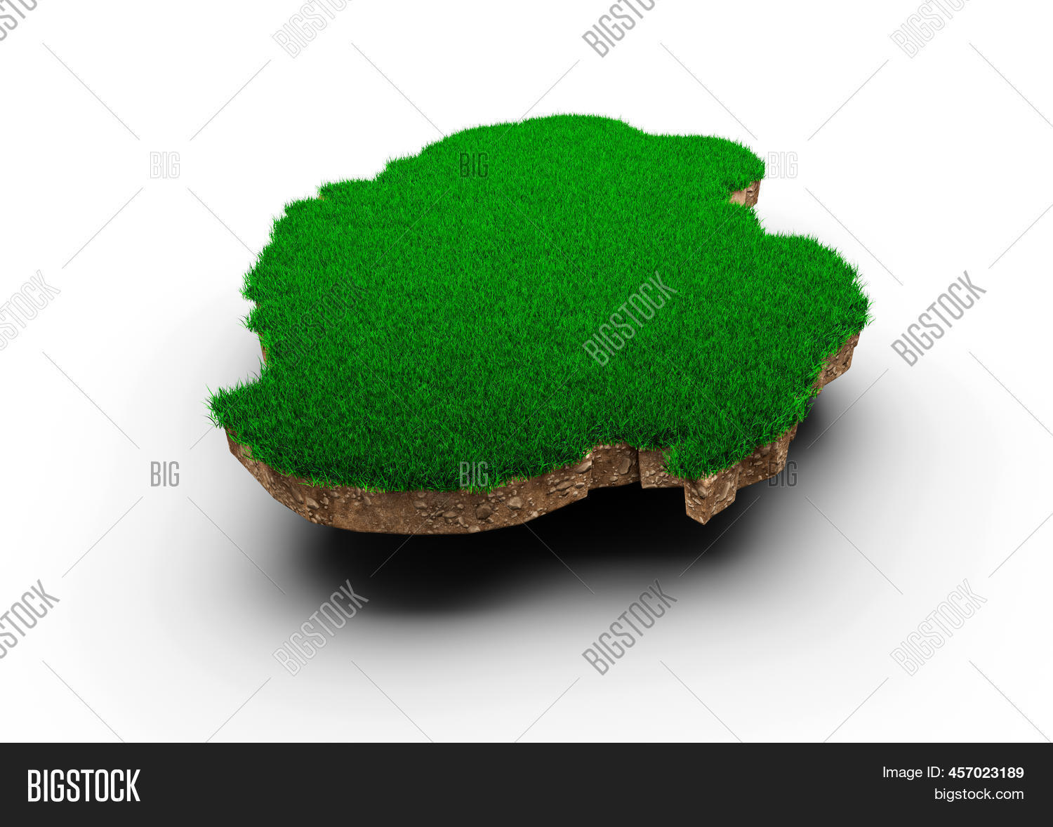 Qatar Map Soil Land Image & Photo (Free Trial) | Bigstock