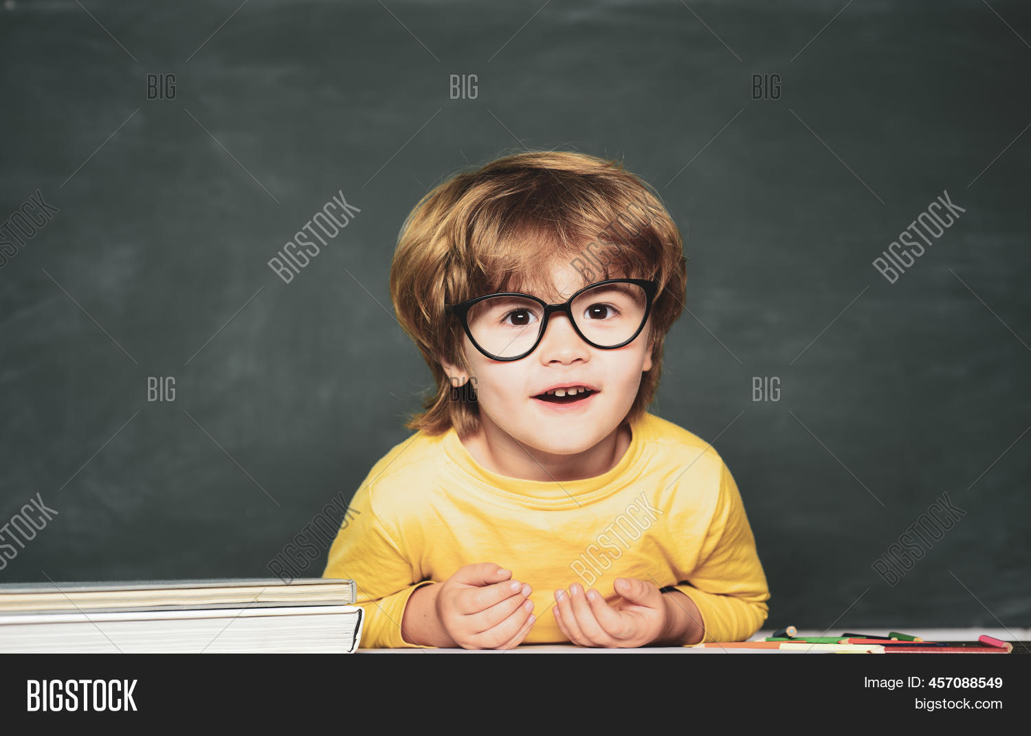 Little Student Boy Image & Photo (Free Trial) | Bigstock