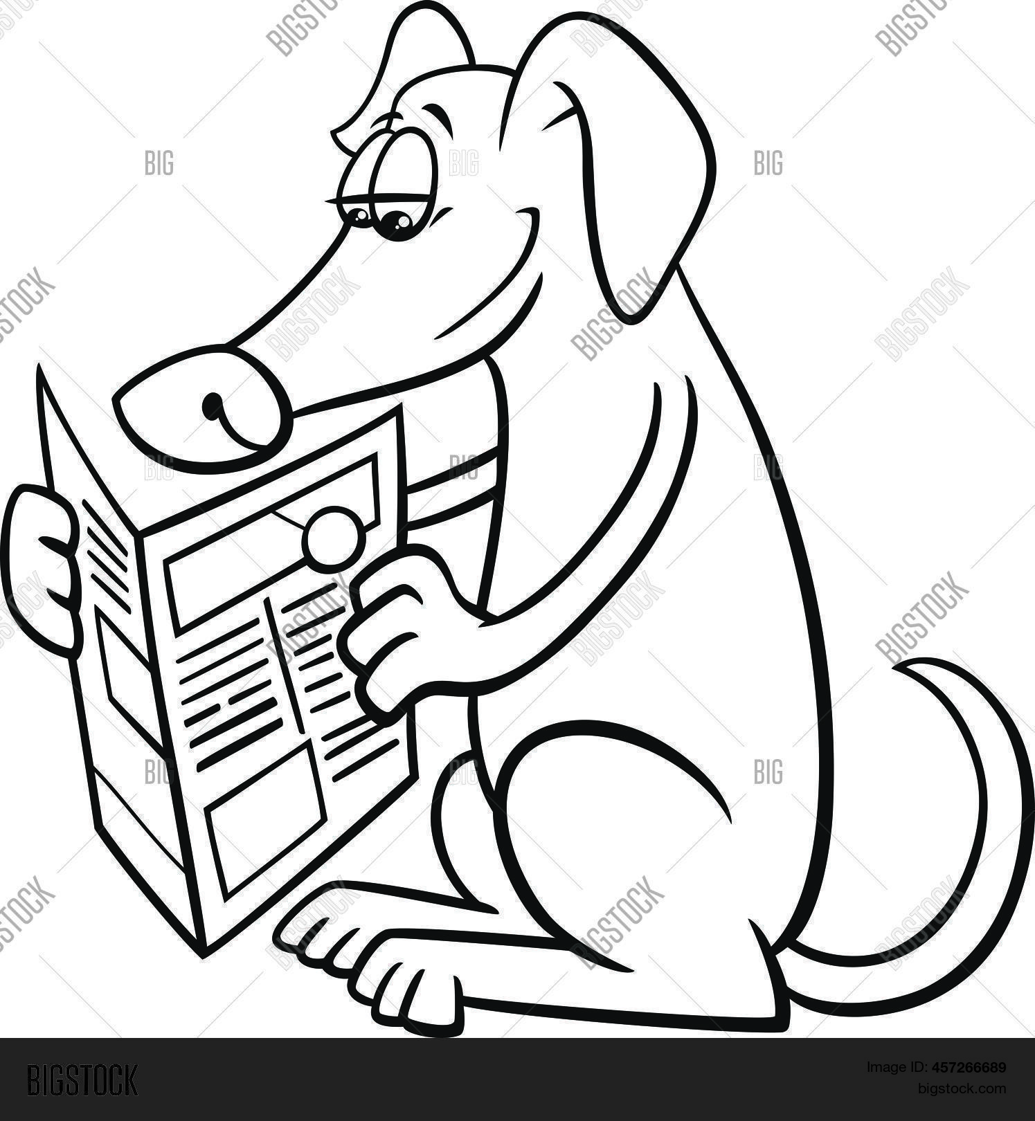 Black White Cartoon Vector & Photo (Free Trial) | Bigstock