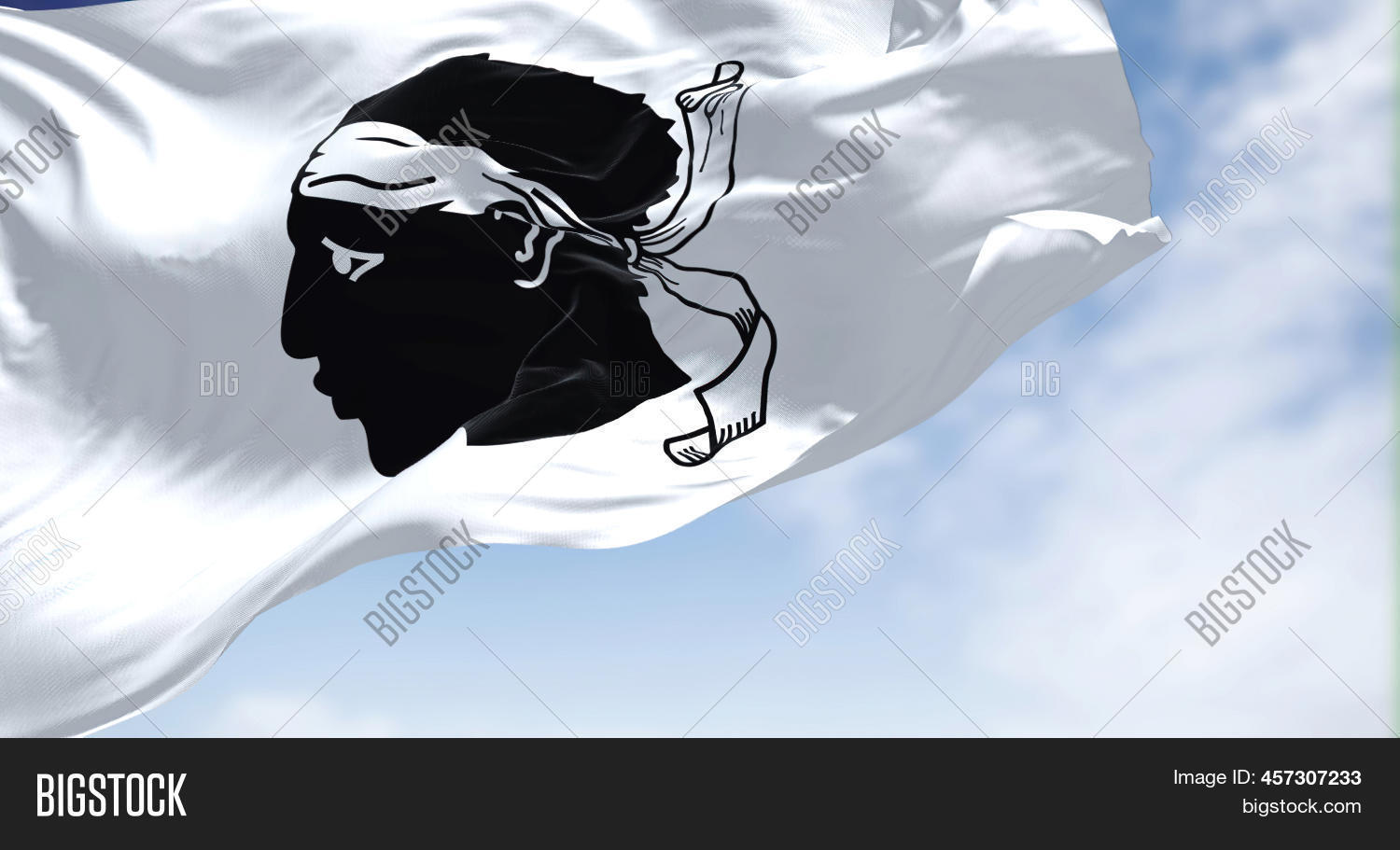 Flag Corsica Waving Image & Photo (Free Trial) | Bigstock