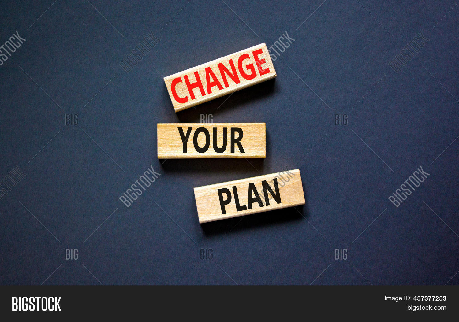 Change Your Plan Image & Photo (Free Trial) | Bigstock