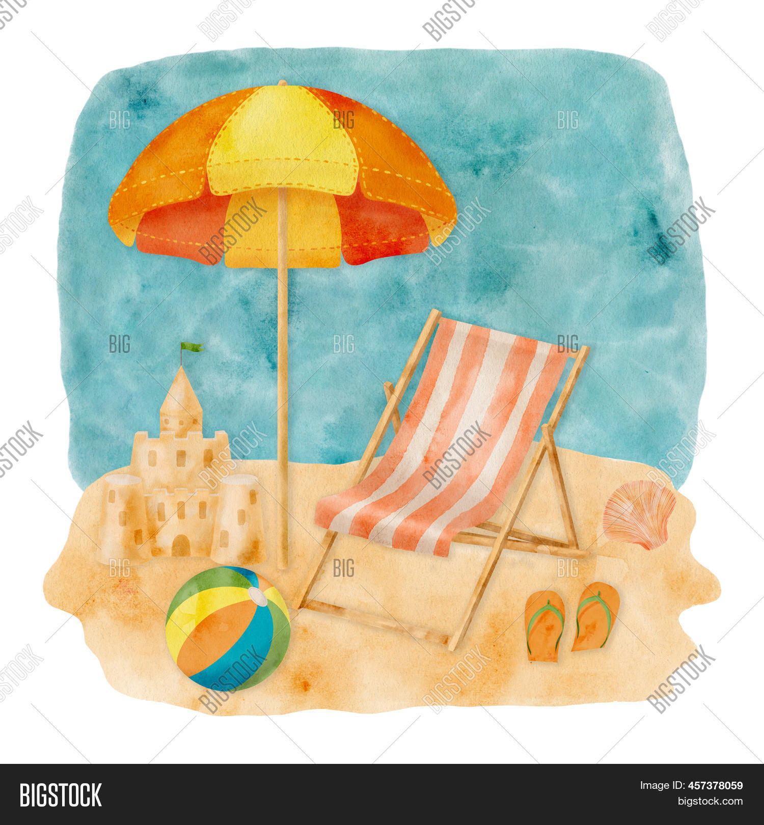 Watercolor Summer Image & Photo (Free Trial) | Bigstock