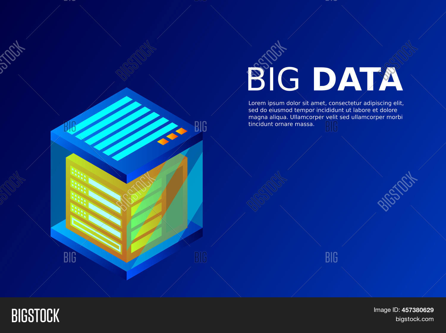 Concept Big Data Vector & Photo (Free Trial) | Bigstock