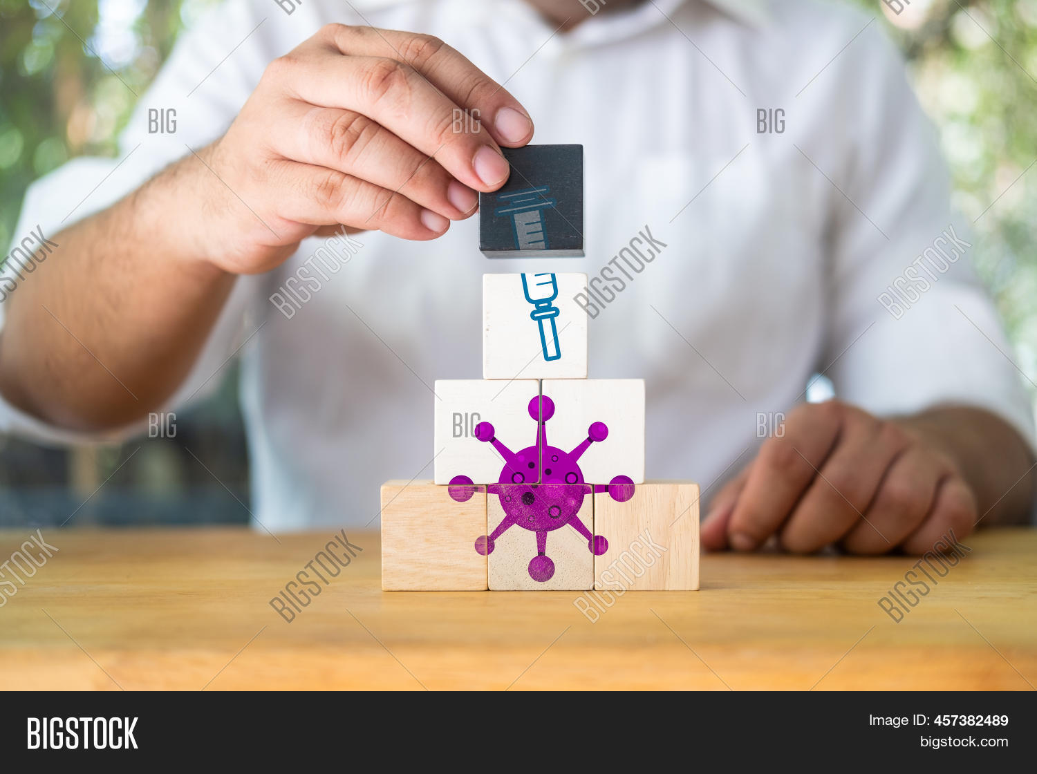 Wood Block Needles Image & Photo (Free Trial) | Bigstock