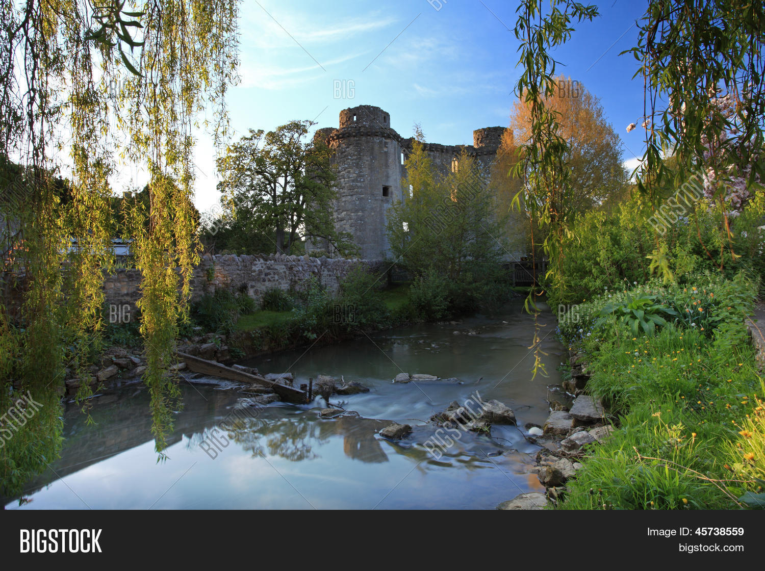Nunney Castle Somerset Image & Photo (Free Trial) | Bigstock