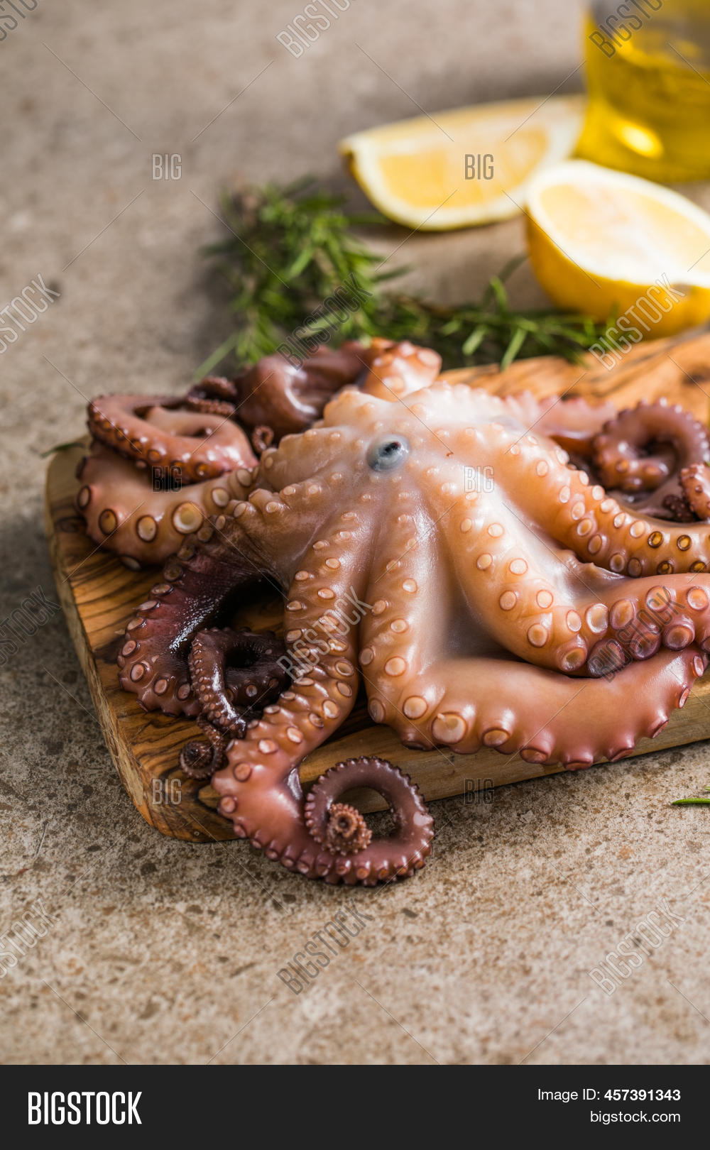 Octopus Cooked Chopped Image & Photo (Free Trial) | Bigstock