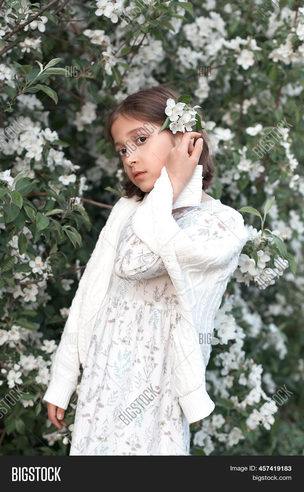 Sweet 9-year-old Girl Image & Photo (Free Trial) | Bigstock