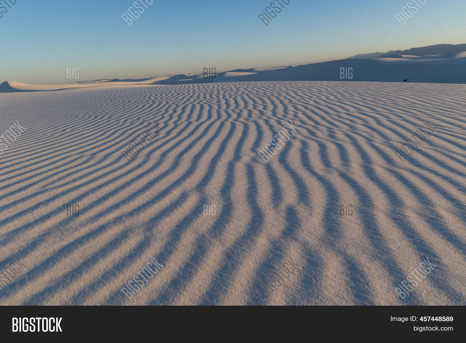 Ripples Gysum Sand Image & Photo (Free Trial) | Bigstock