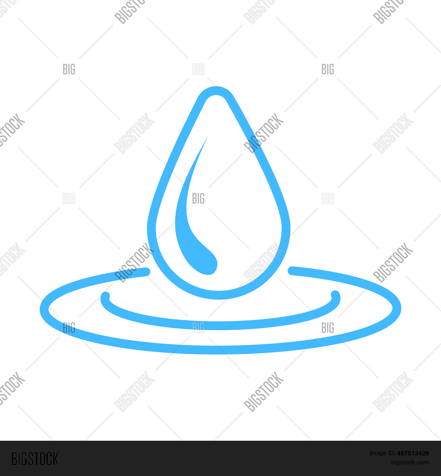 Water Drop Icon. Vector & Photo (Free Trial) | Bigstock