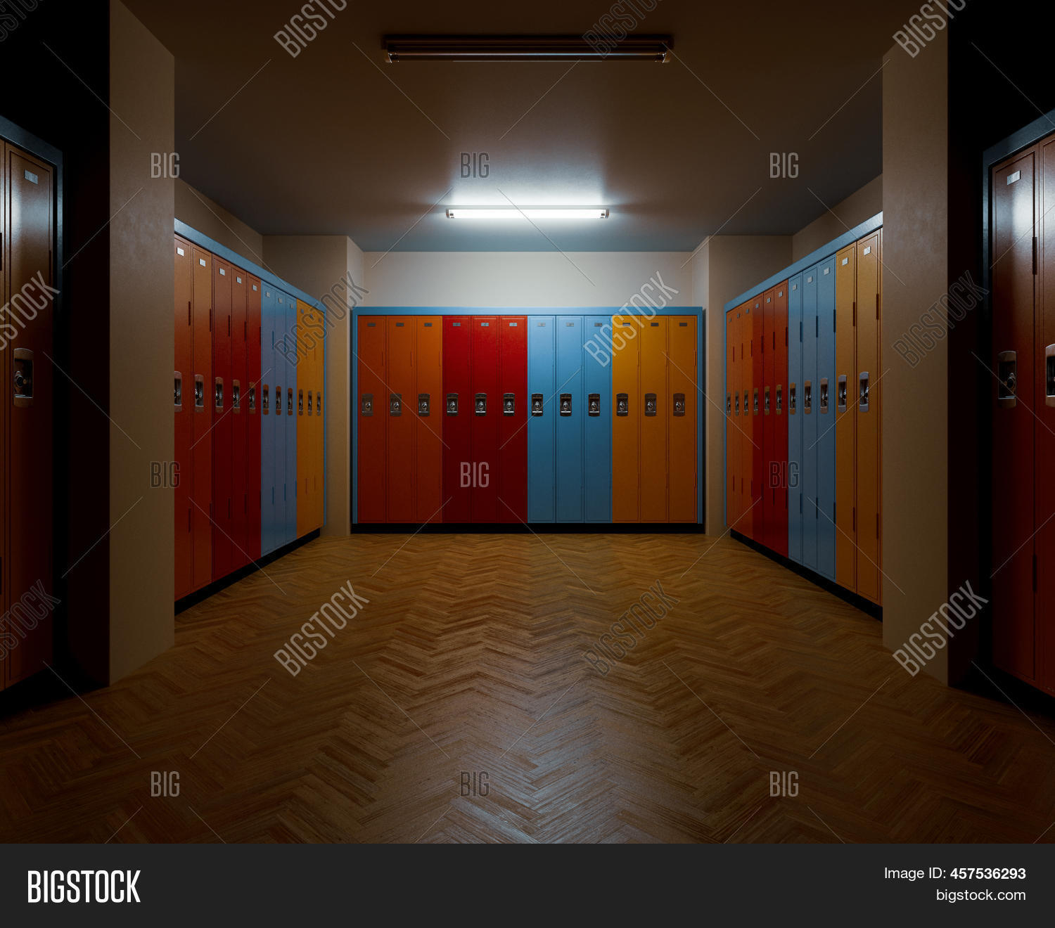 Dimly Lit Locker Room Image & Photo (Free Trial) | Bigstock
