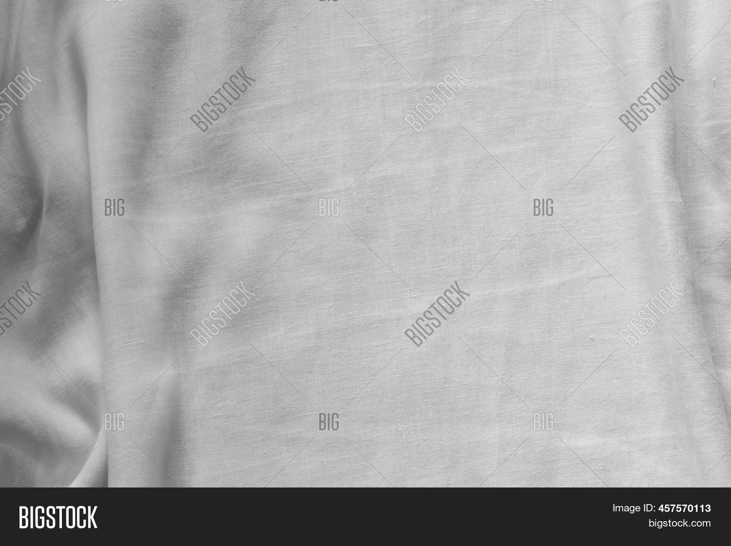 White Crumpled Linen Image & Photo (Free Trial) | Bigstock