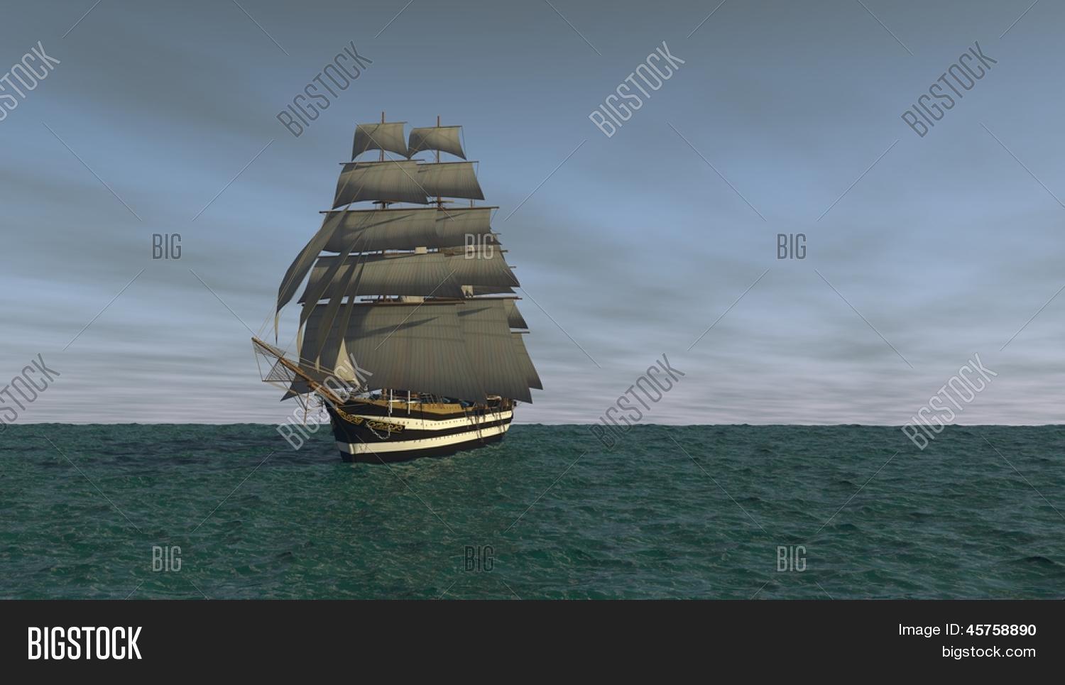 Ship Ocean Image & Photo (Free Trial) | Bigstock