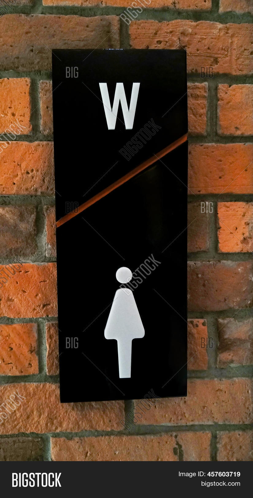 Restroom Sign On Image & Photo (Free Trial) | Bigstock