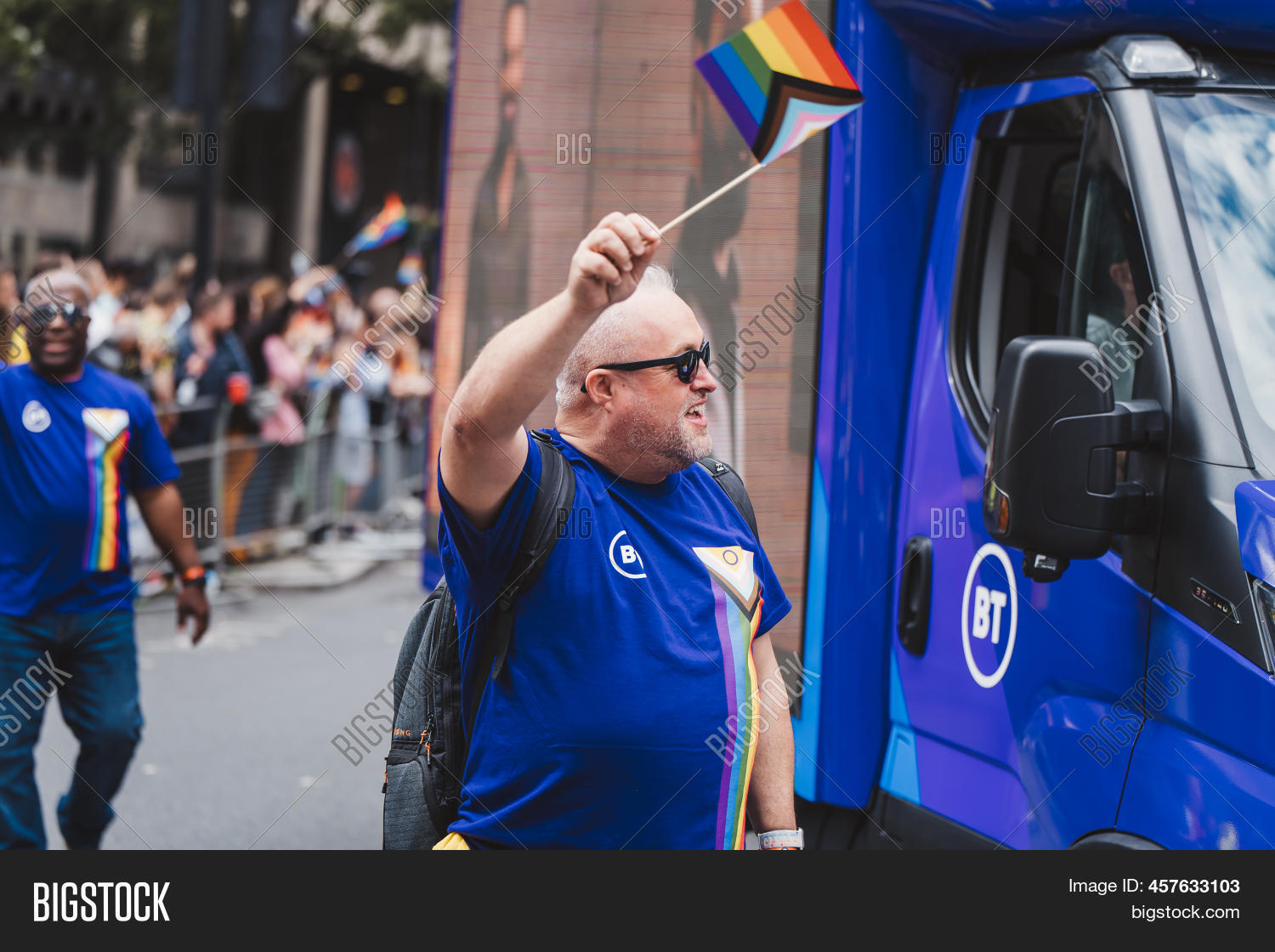 Bt Employees Flags Image & Photo (Free Trial) | Bigstock