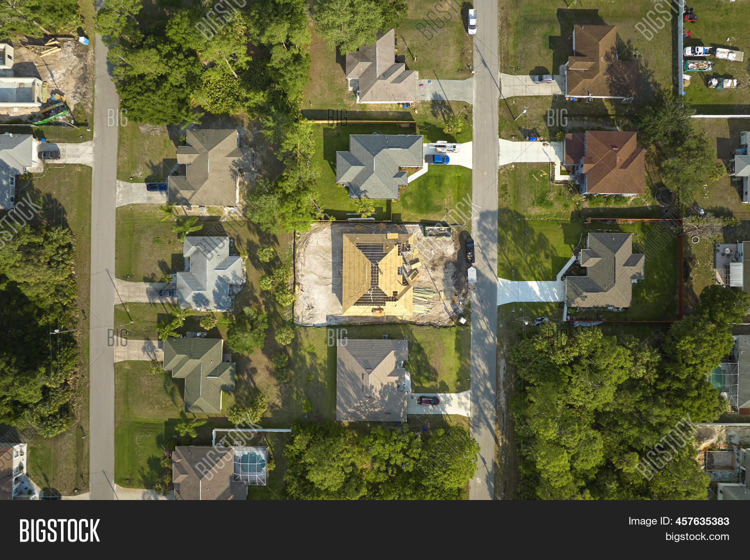 Aerial View Suburban Image & Photo (Free Trial) | Bigstock