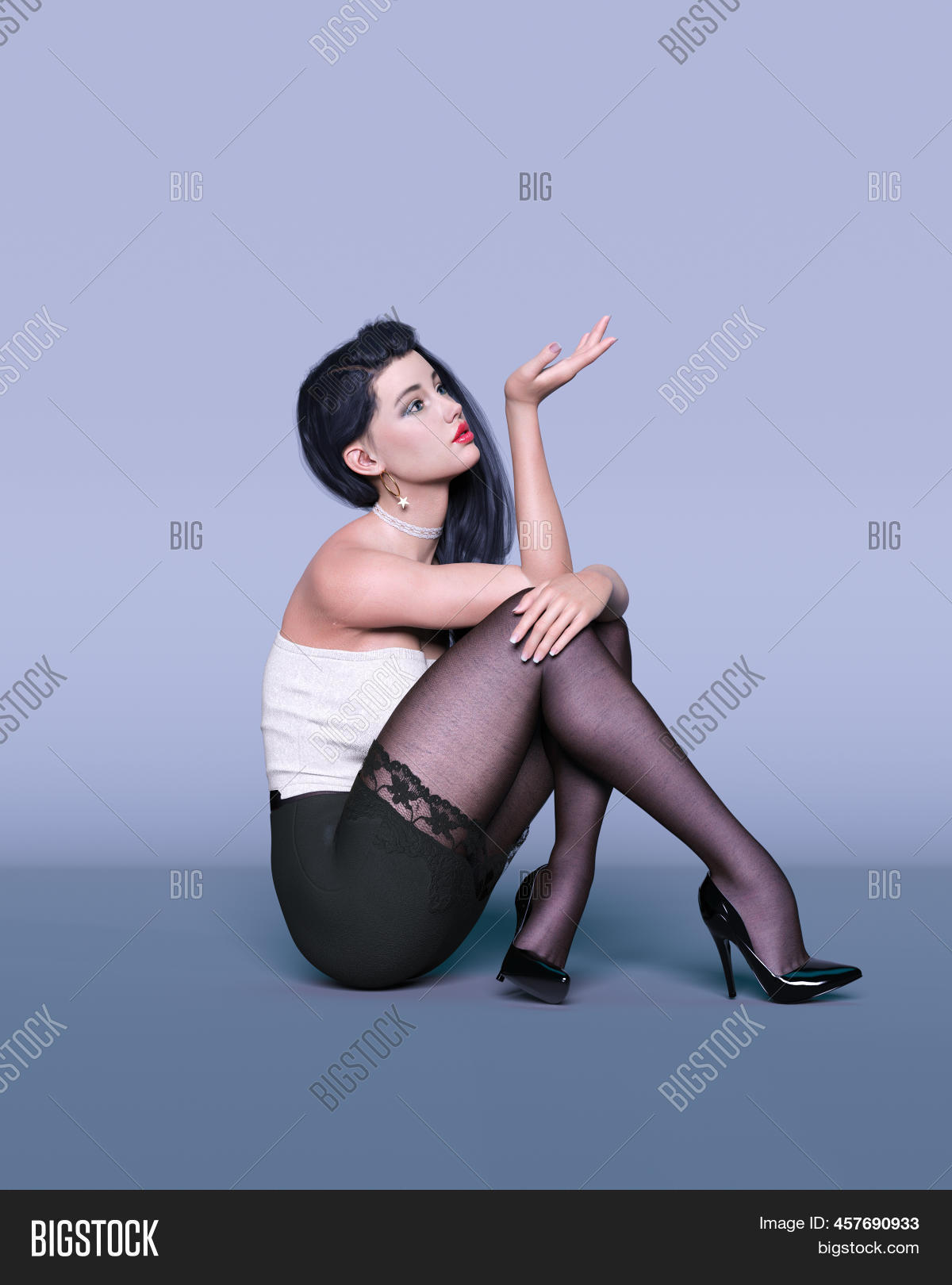 Sexy Secretary Mini Image And Photo Free Trial Bigstock
