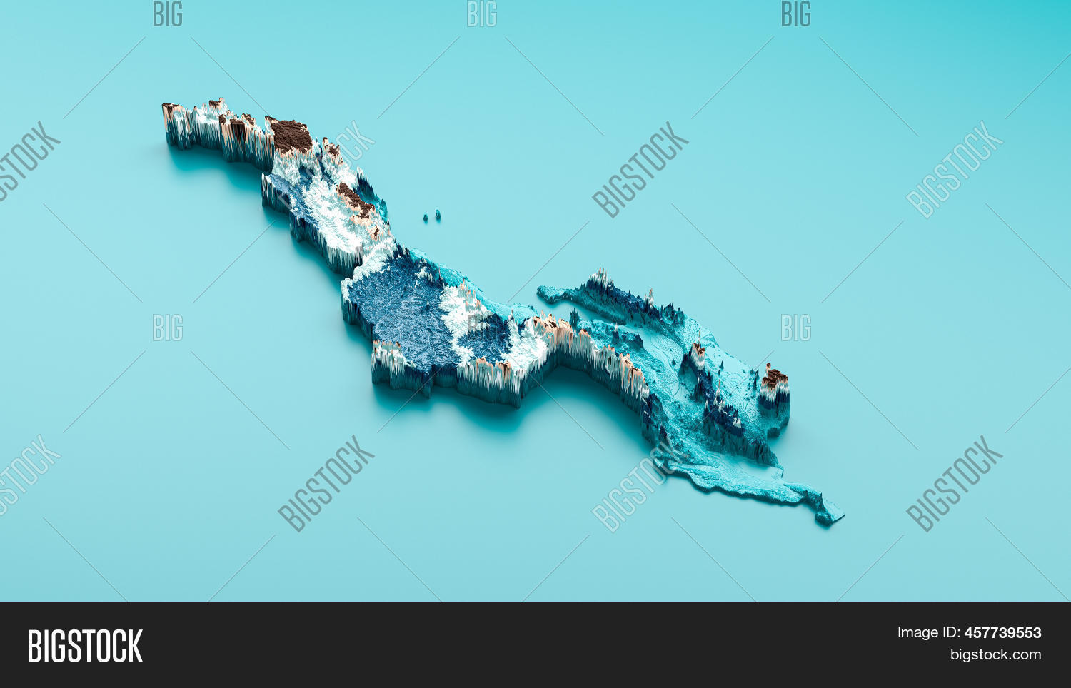 Topographic Malawi Map Image & Photo (Free Trial) | Bigstock
