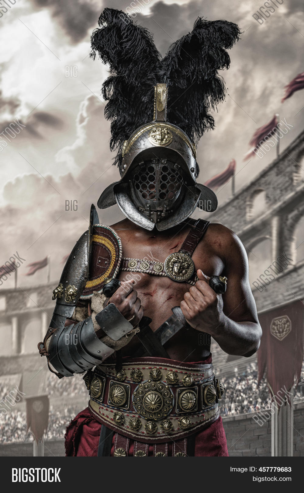 Black Arena Fighter Image & Photo (Free Trial) | Bigstock