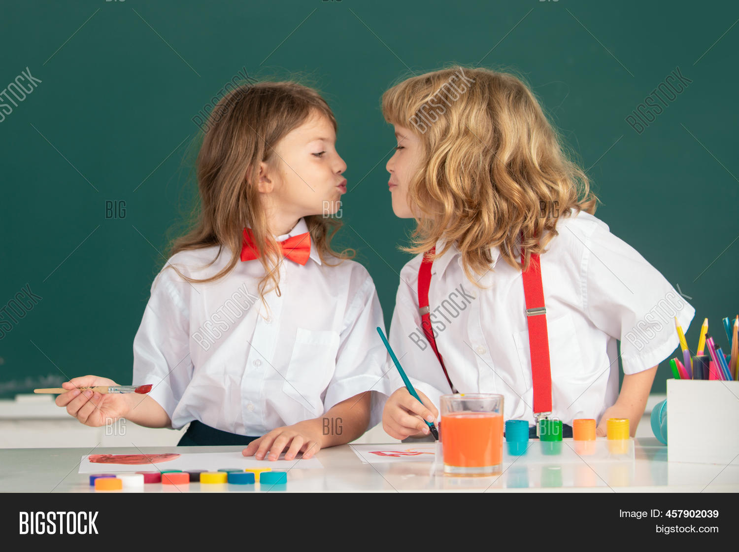 Cute School Friends Image & Photo (Free Trial) | Bigstock