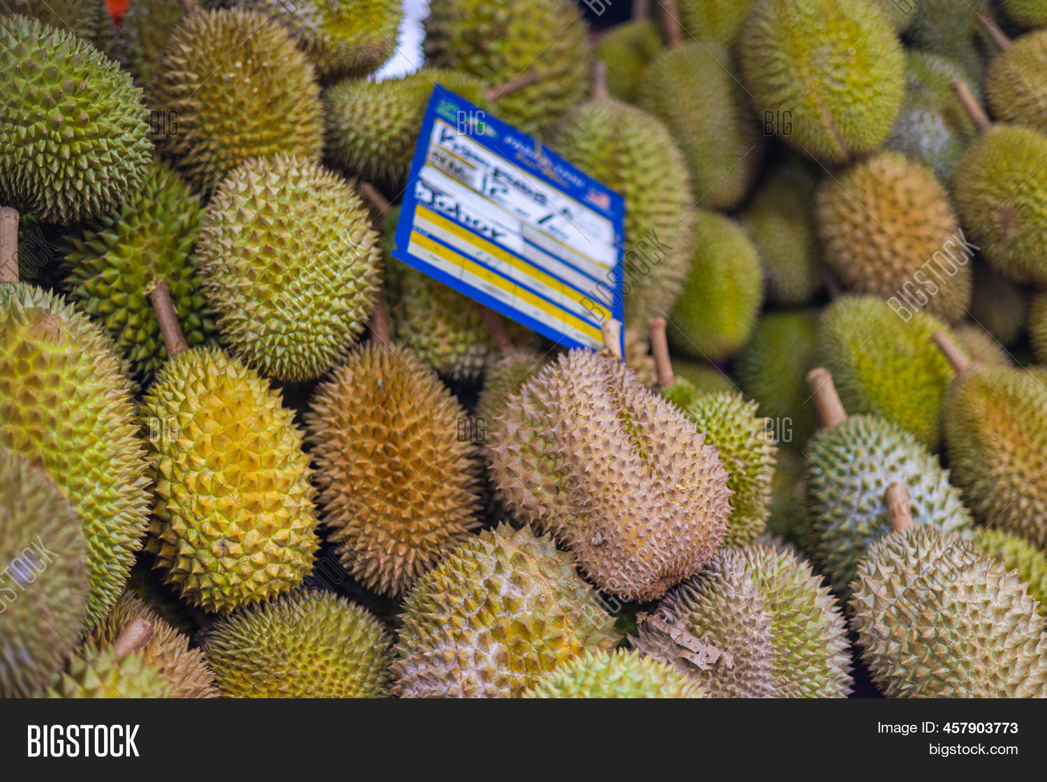 Stack Durians Fresh Image & Photo (Free Trial) | Bigstock