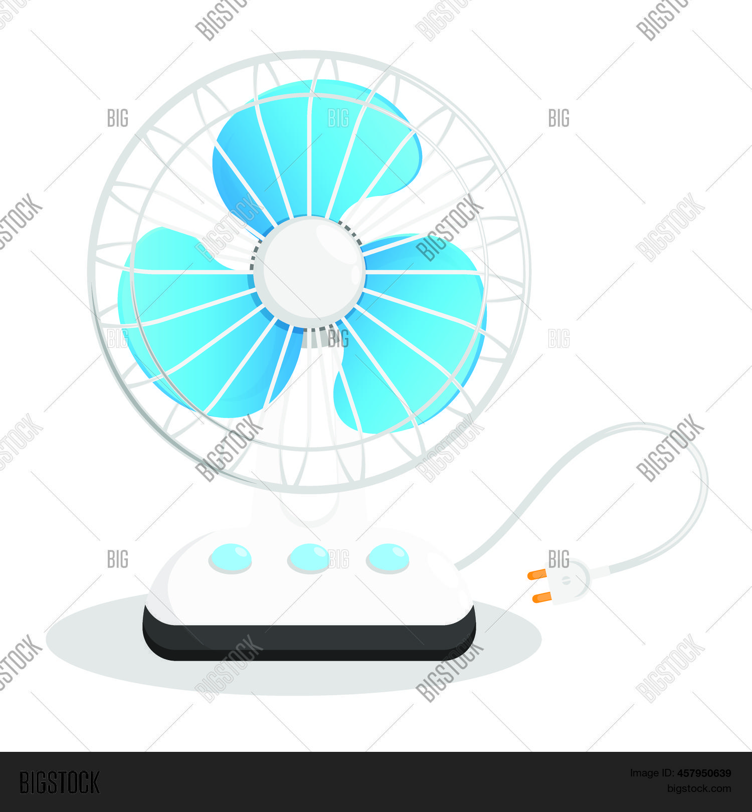 Electric Fan Buttons Vector & Photo (Free Trial) | Bigstock