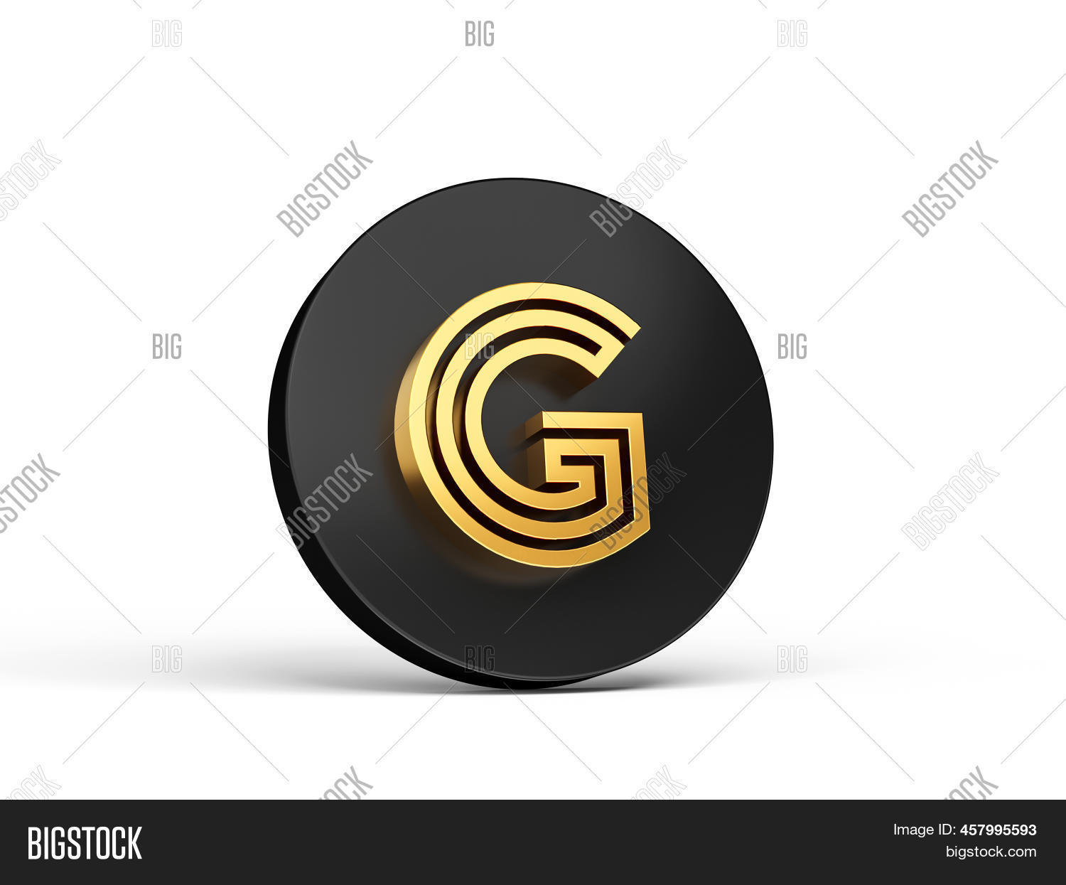 Royal Gold Modern Font Image & Photo (Free Trial) | Bigstock