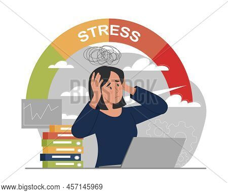 Woman Stress. Girl Vector & Photo (Free Trial) | Bigstock