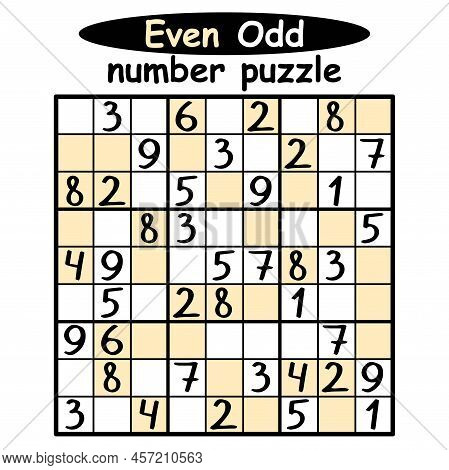 Even-odd Number Vector & Photo (Free Trial) | Bigstock