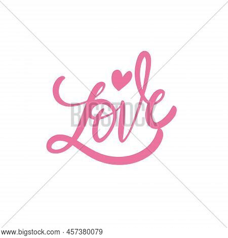 Love Word Script Vector & Photo (Free Trial) | Bigstock