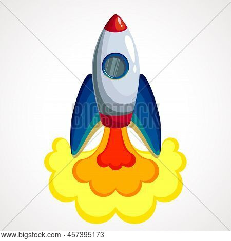 Cartoon Rocket Ship. Vector & Photo (Free Trial) | Bigstock