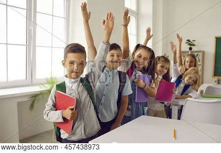 Group Happy School Image & Photo (Free Trial) | Bigstock