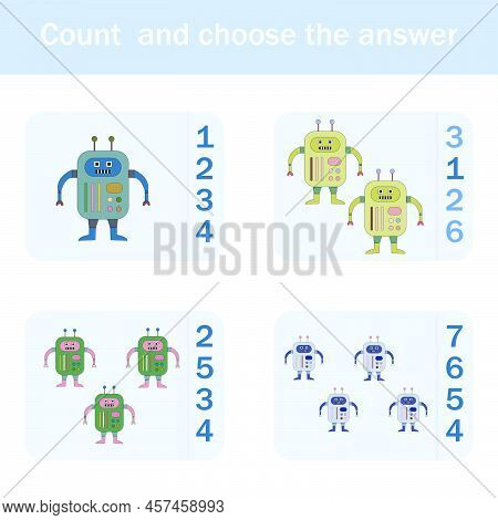Counting Game Vector & Photo (Free Trial) | Bigstock