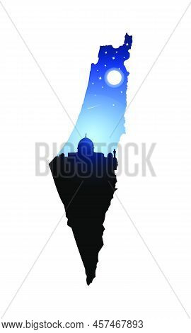 Vector Map Palestine Vector & Photo (Free Trial) | Bigstock