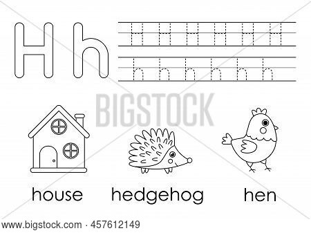 Tracing Alphabet Vector & Photo (Free Trial) | Bigstock