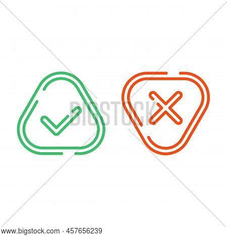 Thin Line Check Mark Vector & Photo (Free Trial) | Bigstock