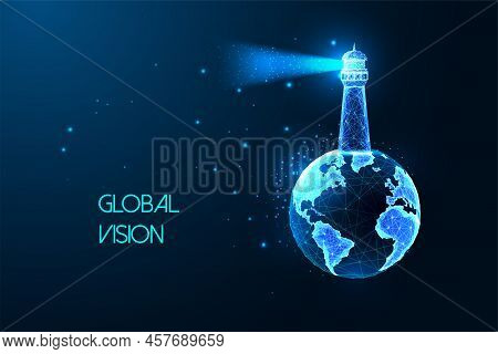 Concept Global Vision Vector & Photo (Free Trial) | Bigstock