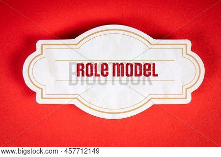 Role Model. Text On Image & Photo (Free Trial) | Bigstock