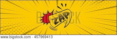 Comic Lettering Zap Vector & Photo (Free Trial) | Bigstock