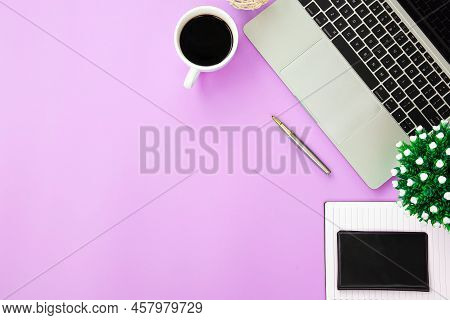 Top View Desk Top View Image & Photo (Free Trial) | Bigstock