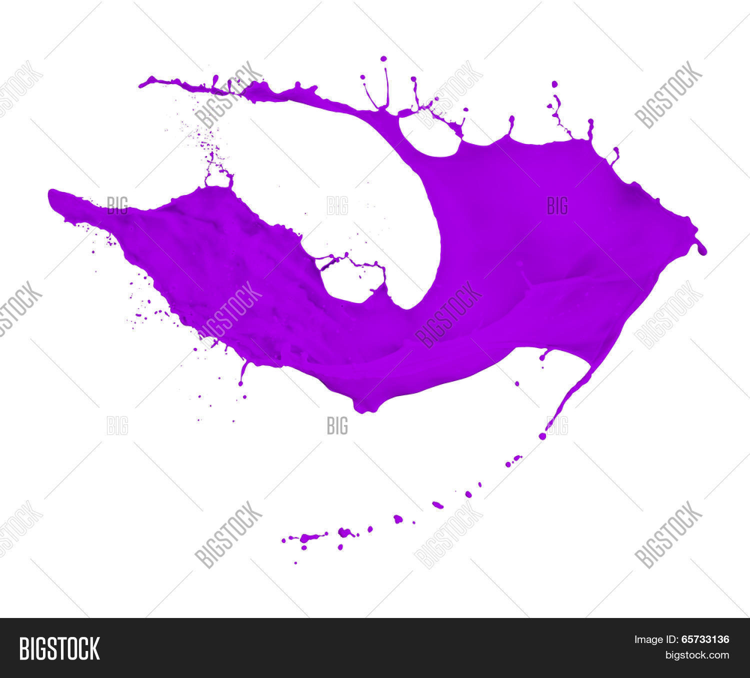 Violet Paint Splash Image & Photo (Free Trial) | Bigstock