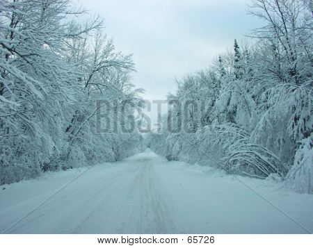 Snowy Road Image & Photo (Free Trial) | Bigstock