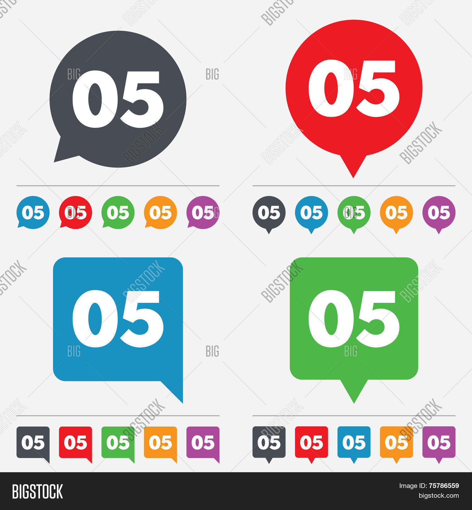 Fifth Step Sign. Vector & Photo (Free Trial) | Bigstock