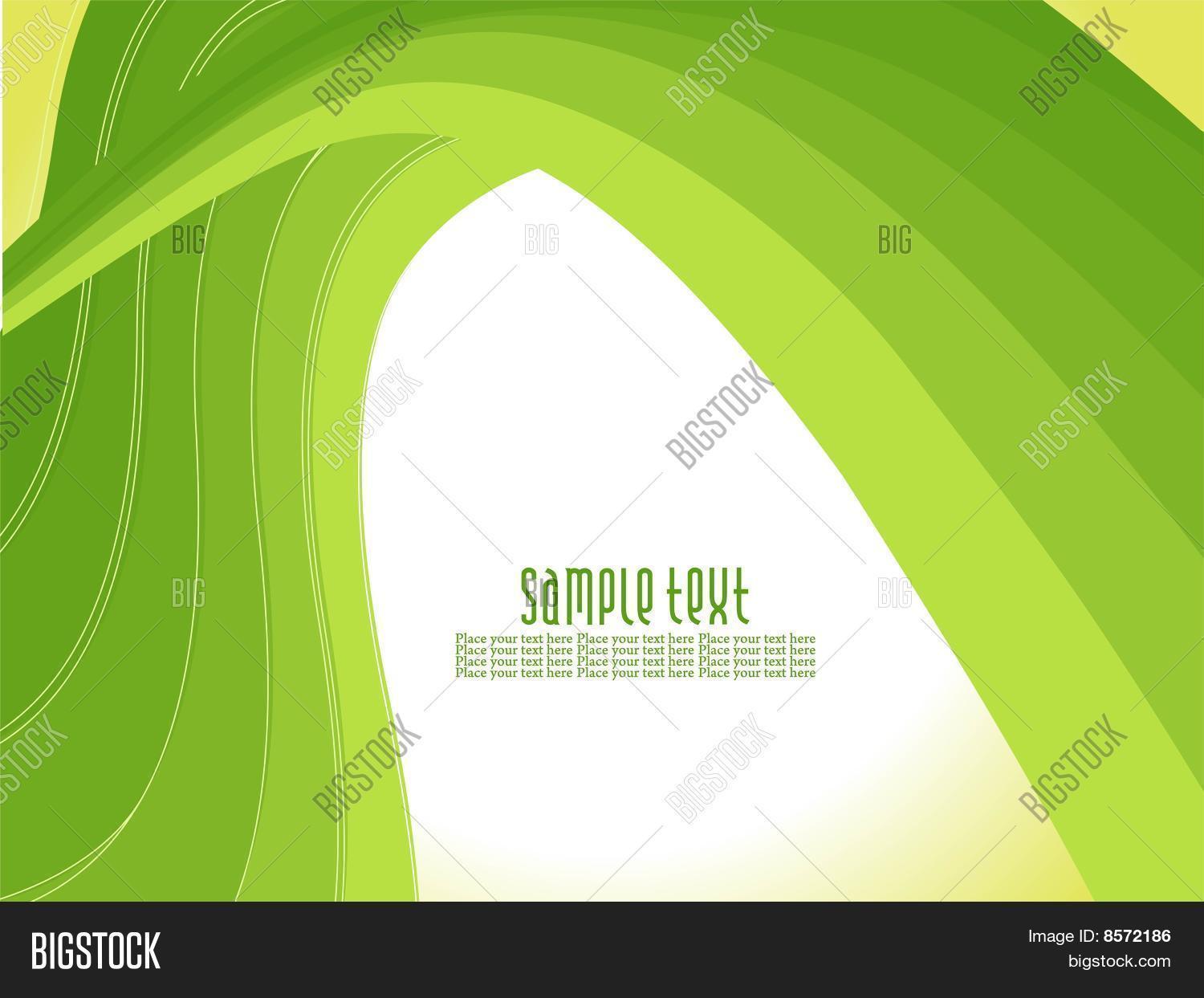 Abstract Green Wave Vector & Photo (Free Trial) | Bigstock