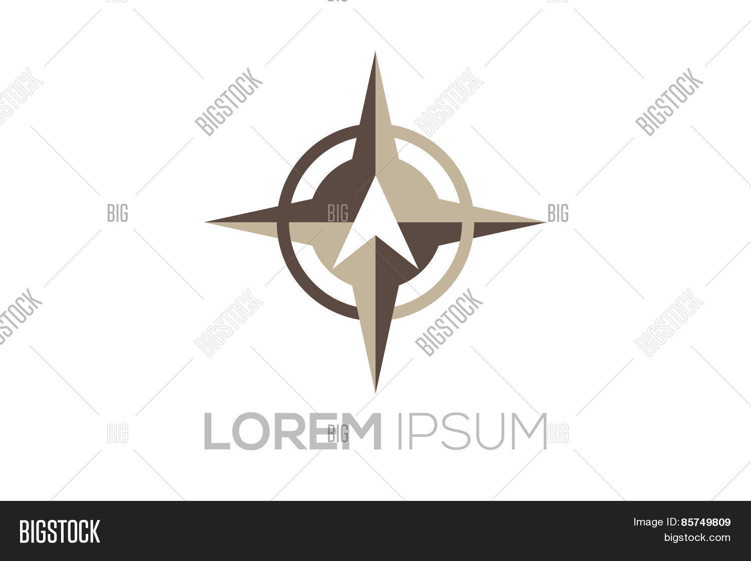Compass Logo Vector & Photo (Free Trial) | Bigstock
