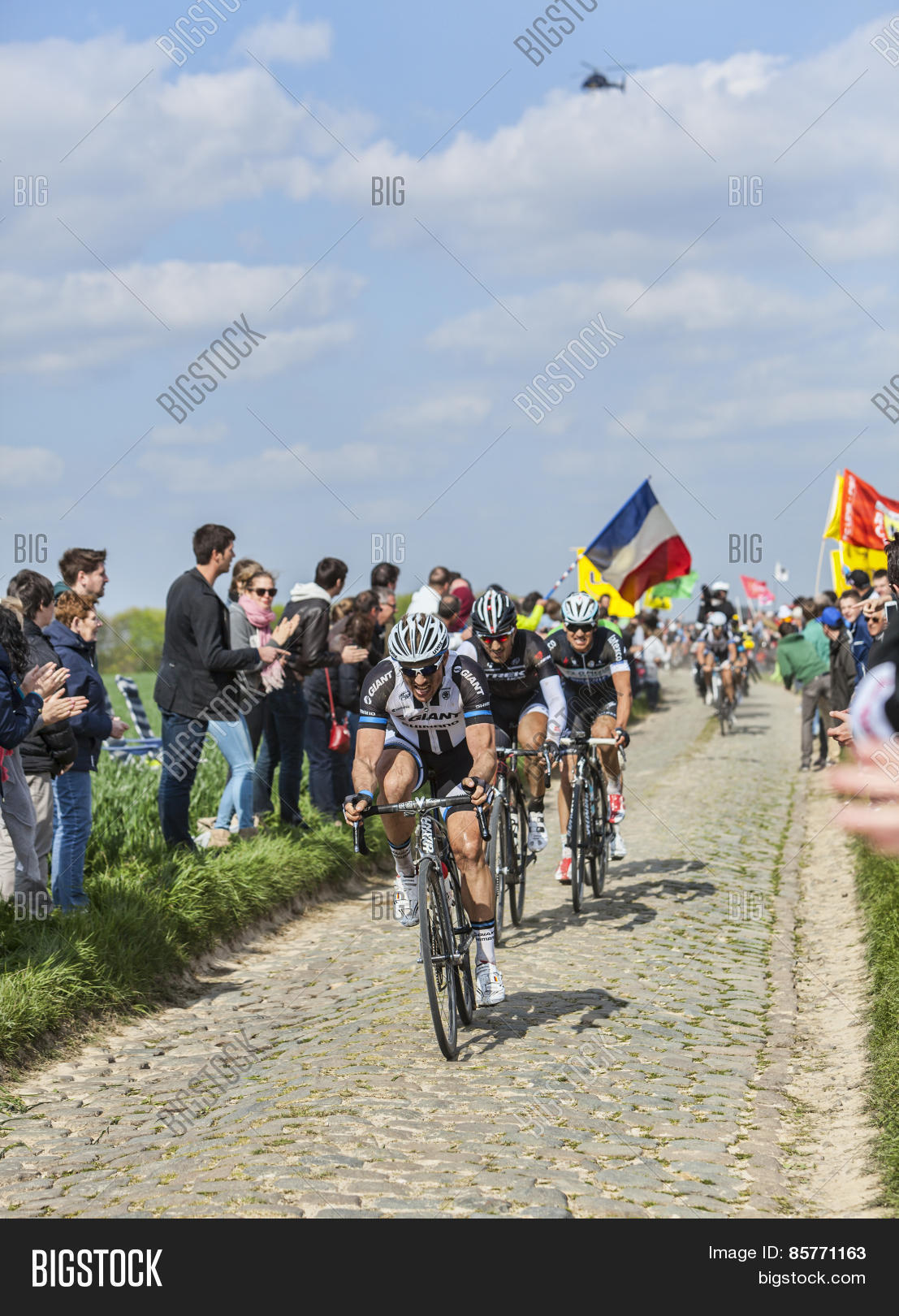 Three Cyclists On Image & Photo (Free Trial) | Bigstock