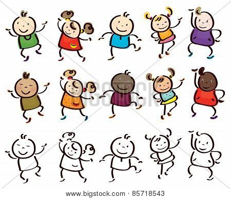Vector Dancing Kids Vector & Photo (Free Trial) | Bigstock