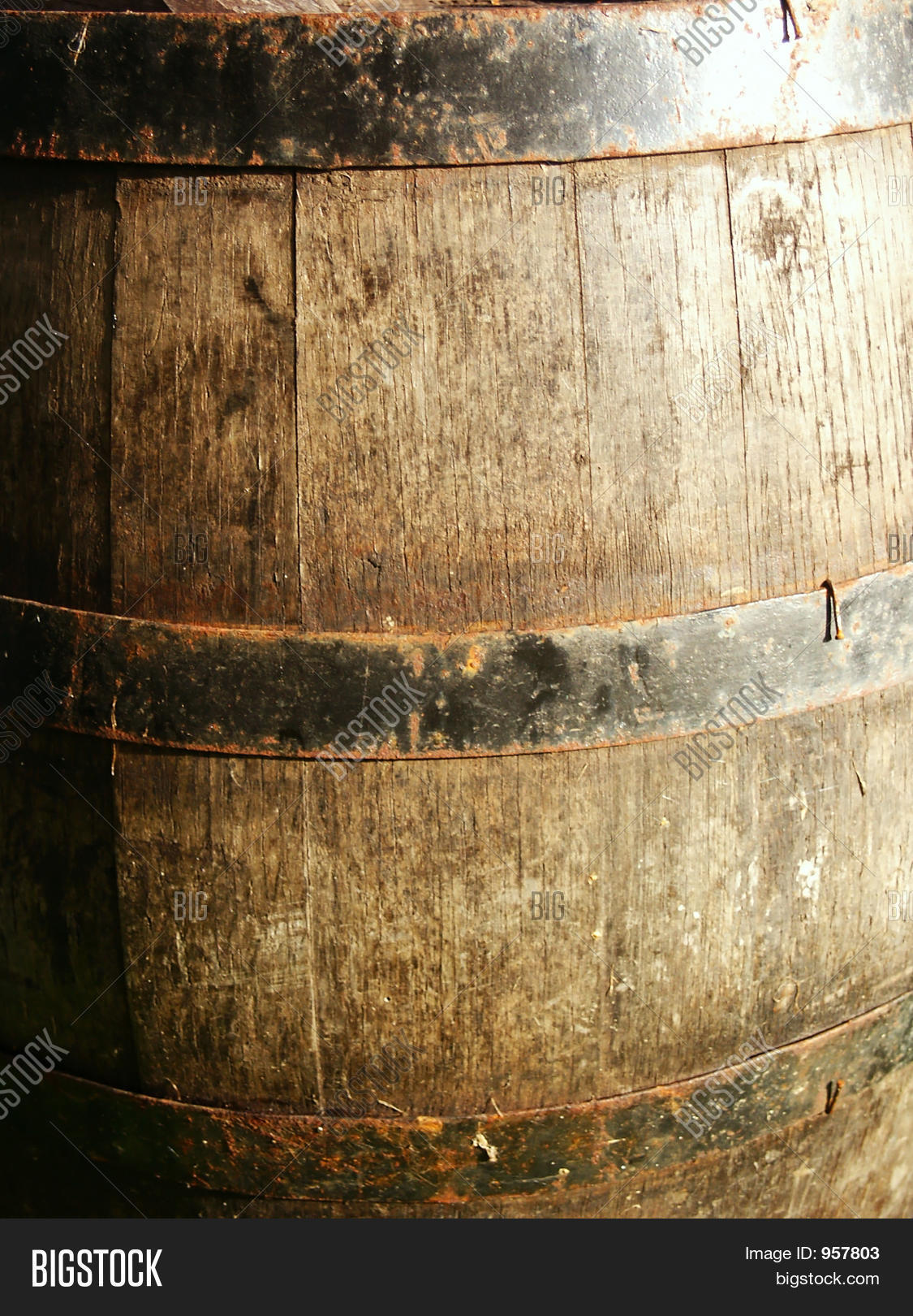 Old Rusty Wood Barel Image & Photo (Free Trial) | Bigstock