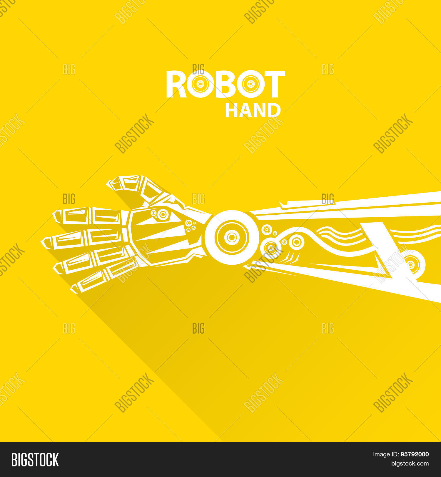 Vector Robotic Arm Vector & Photo (Free Trial) | Bigstock