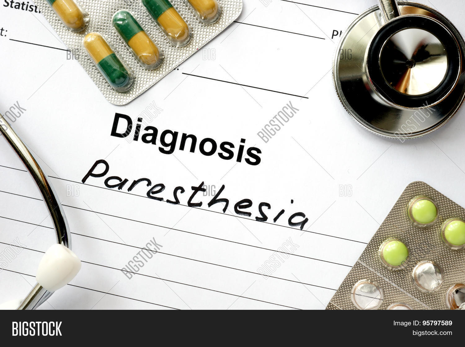 Diagnosis Paresthesia Image & Photo (Free Trial) | Bigstock